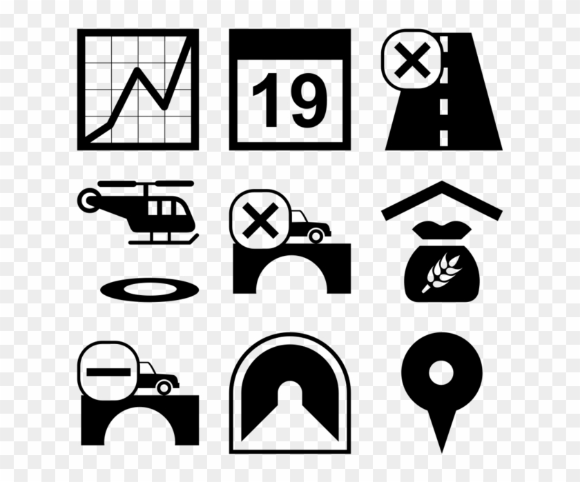 Ocha Icon In Style Simple Black - Helipad Symbol, HD Png Download ...