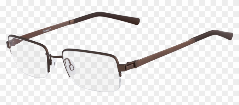 Flexon Semi Rimless Eyeglasses - Plastic, HD Png Download - 1117x480 ...
