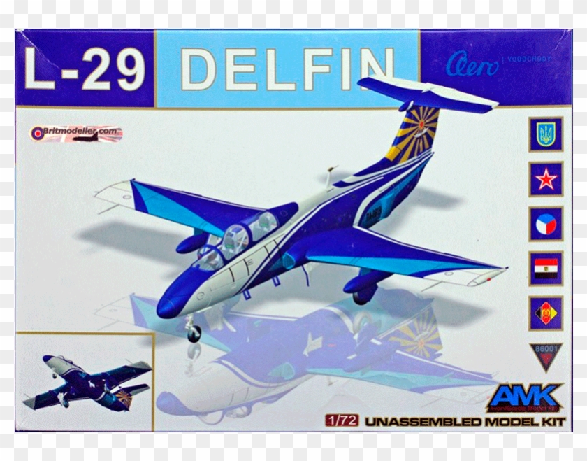 Amk86001 Aero L-29 Delfin - Amk L 29 Delfin 1 72, HD Png Download ...