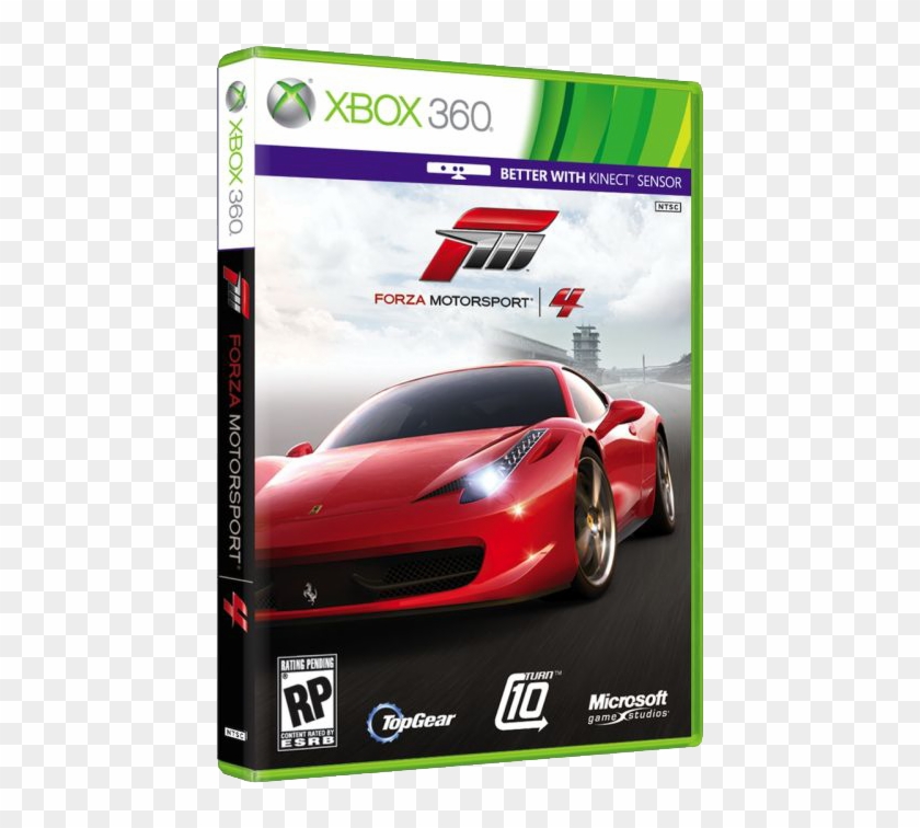 Forza Motorsport 4 Box Art - Motorsport 3 Xbox 360, HD Png Download ...