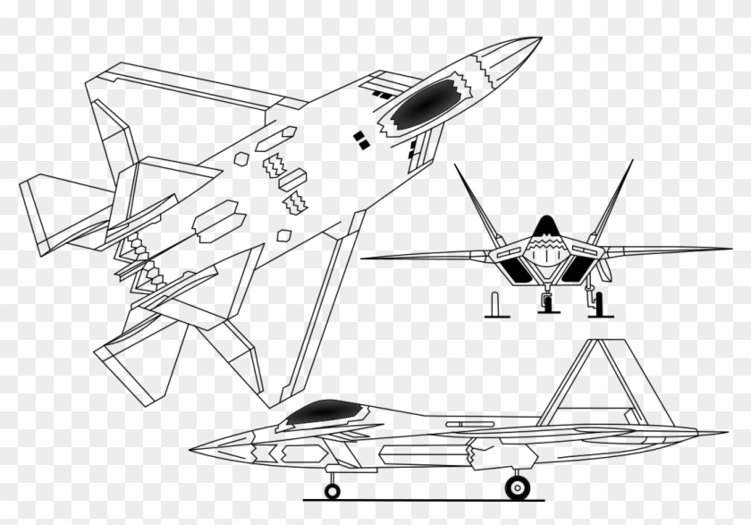 F 22 Raptor Blueprints