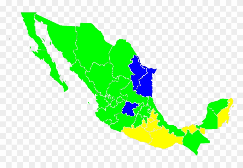 Mexican Presidential Election, 2012 States Map, HD Png Download ...