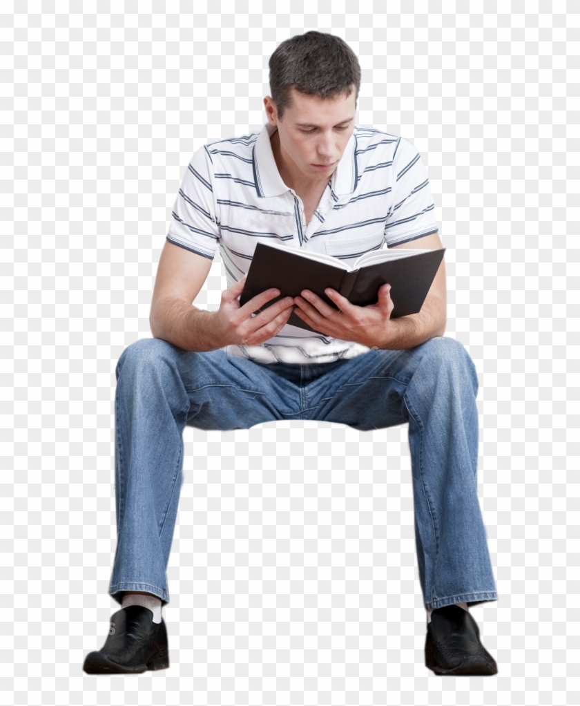 People Sitting Front View Png