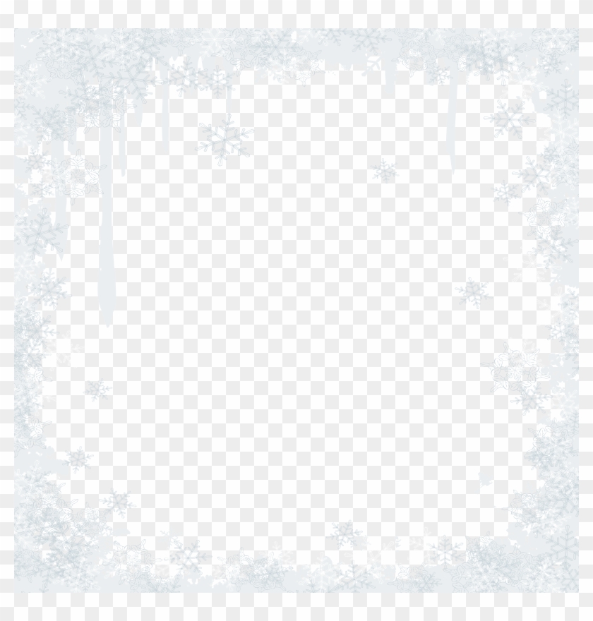 Snowflake Border Png Transparent