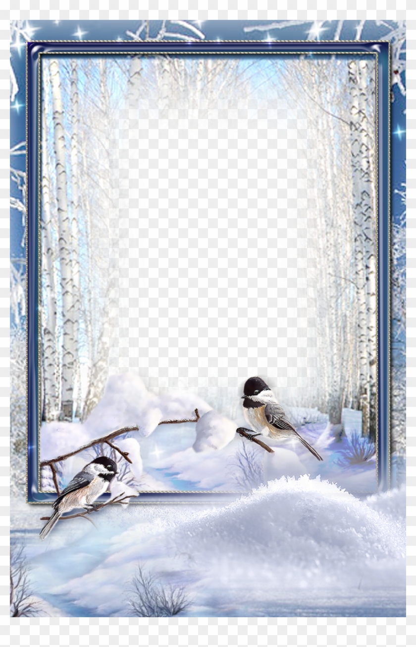 Transparent Photo Frame Png Winter, Png Download - 850x1280(#58645 ...