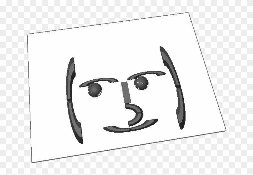 The Le Lenny Face - Calligraphy, HD Png Download - 664x502(#500261 ...
