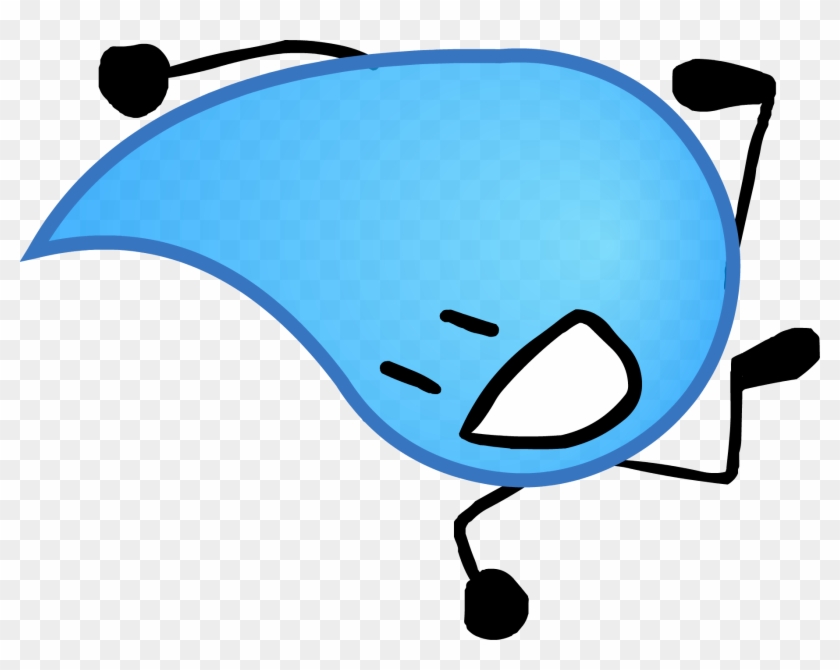 Tear Drop Wiki Pose - Tear Drop Bfdi, HD Png Download - 1825x1369 ...