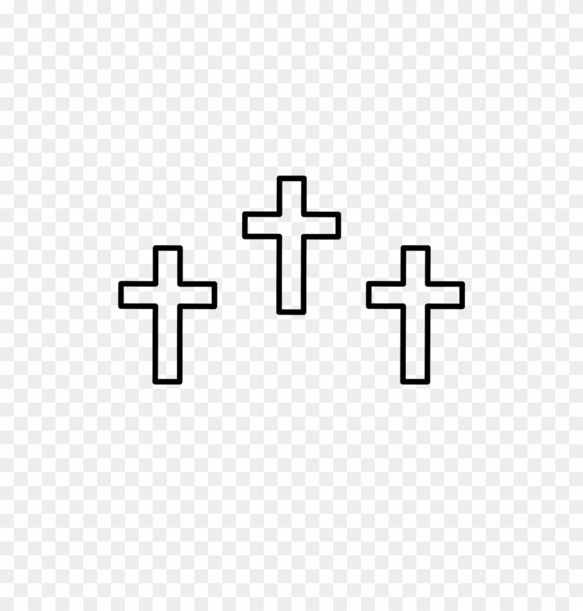 Three Crosses - Cross, HD Png Download - 800x800(#5002947) - PngFind