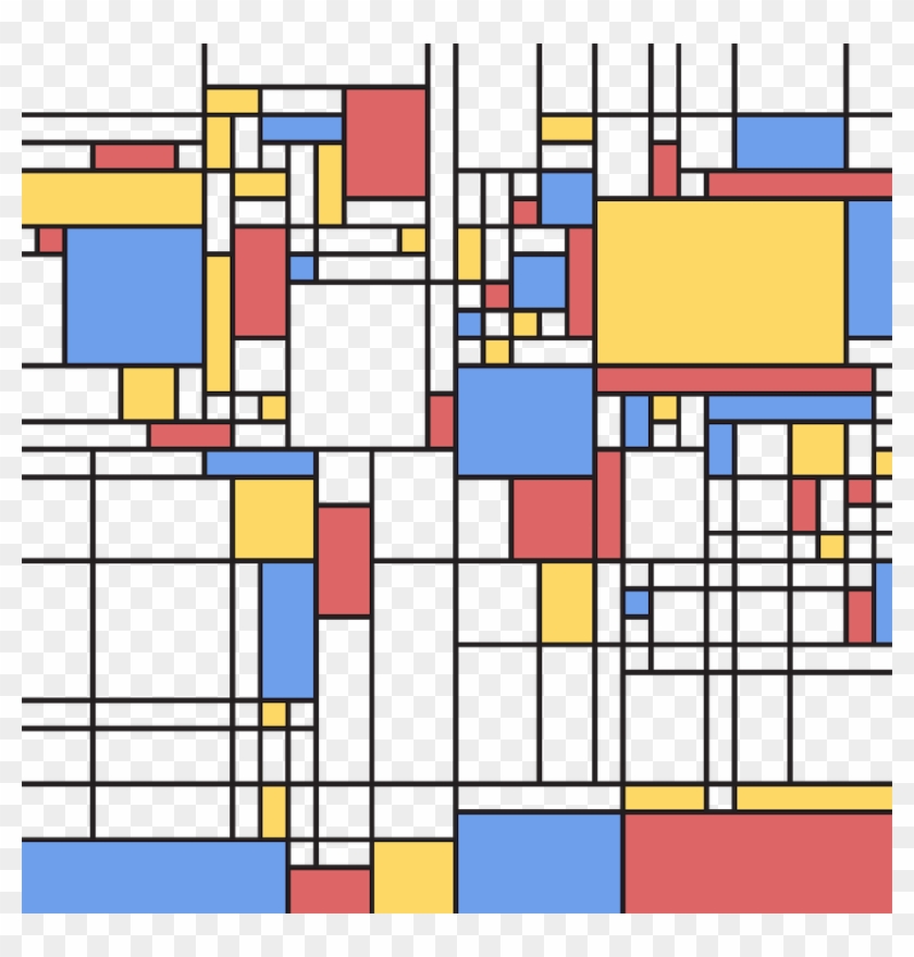 Piet Mondrian, HD Png Download - 850x850(#5007355) - PngFind