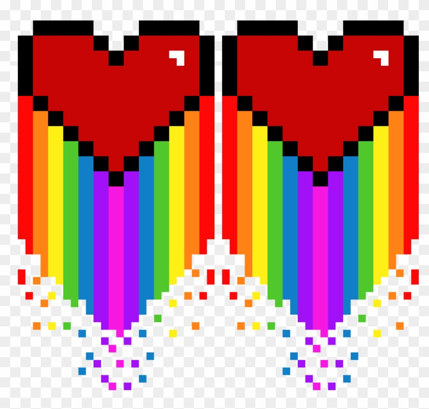 2 Pixel Flying Hearts - Health Hearts Video Game, HD Png Download ...