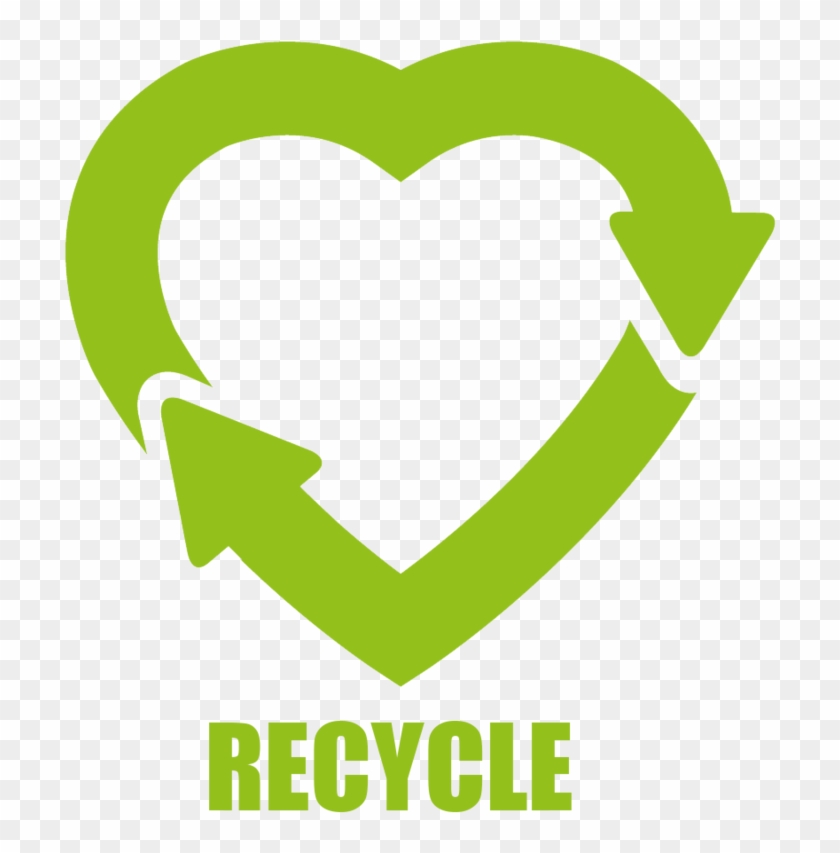 Recycle Heart Logo Heart Recycle Line: Over 2,367 Royalty Free