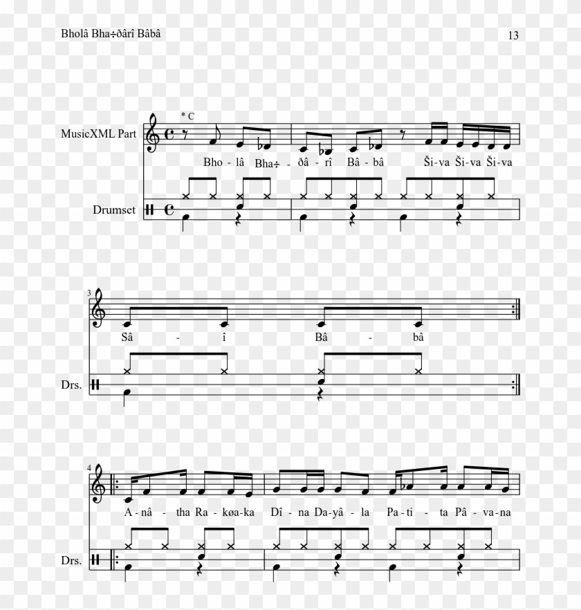 Print - Sheet Music, HD Png Download - 765x990(#5068291) - PngFind