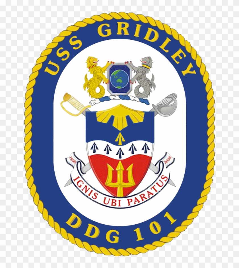 Uss Gridley Ddg-101 Crest - Uss Kearsarge Lhd 3 Crest, HD Png Download ...