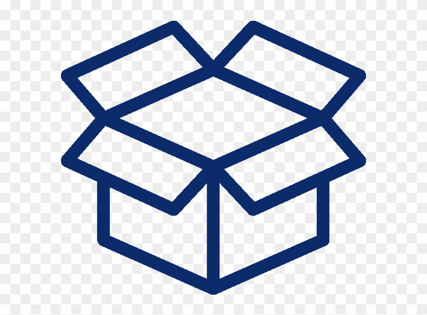 Icon Of Cardboard Box - Box Icon Png White, Transparent Png - 636x592 ...