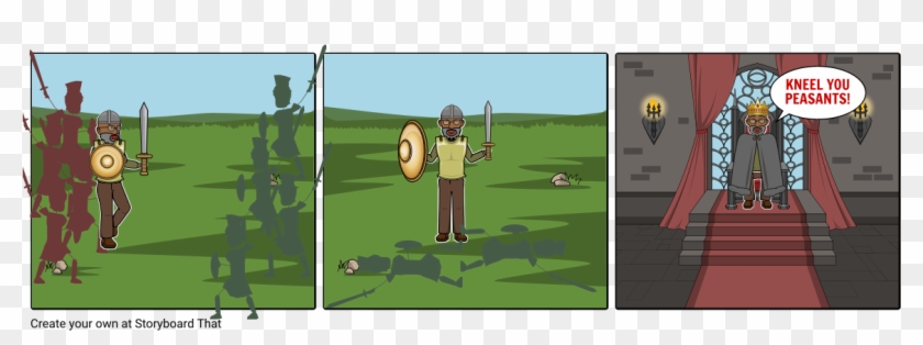 Fired Hero - Goose That Laid Golden Eggs Story Board, HD Png Download ...