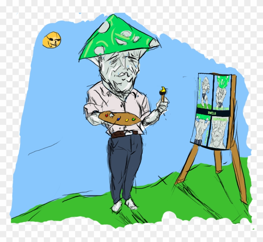 Vinesauce Art - - Cartoon, HD Png Download - 815x694(#5087470) - PngFind