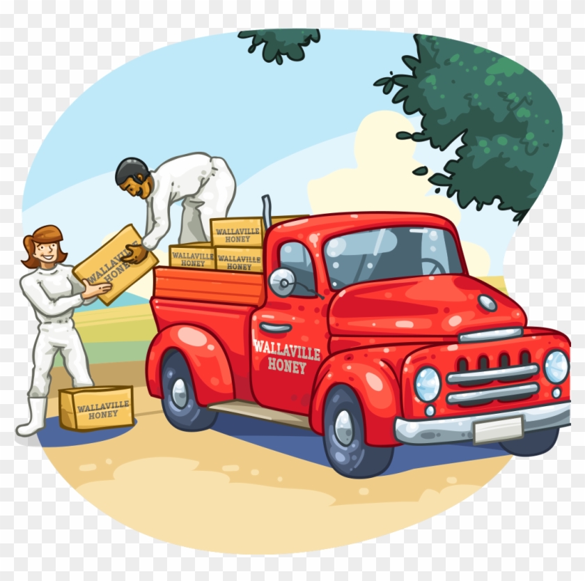 Loading The Truck - Illustration, HD Png Download - 1024x1024(#5087563 ...
