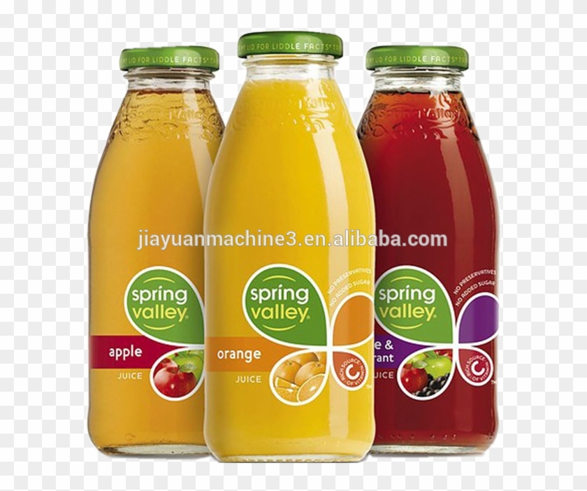 Glass Bottle Juice Filling Machine - Spring Valley, HD Png Download ...