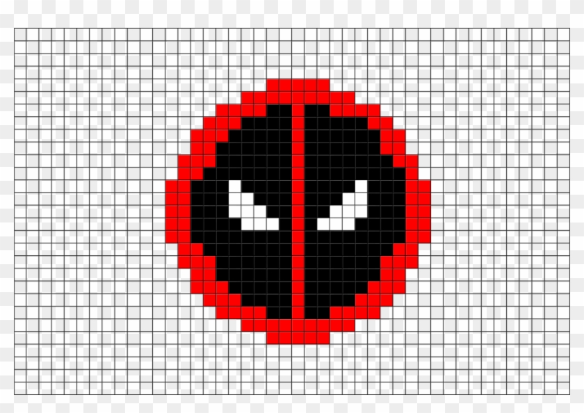 Deadpool Logo Pixel Art, HD Png Download - 880x581(#519948) - PngFind