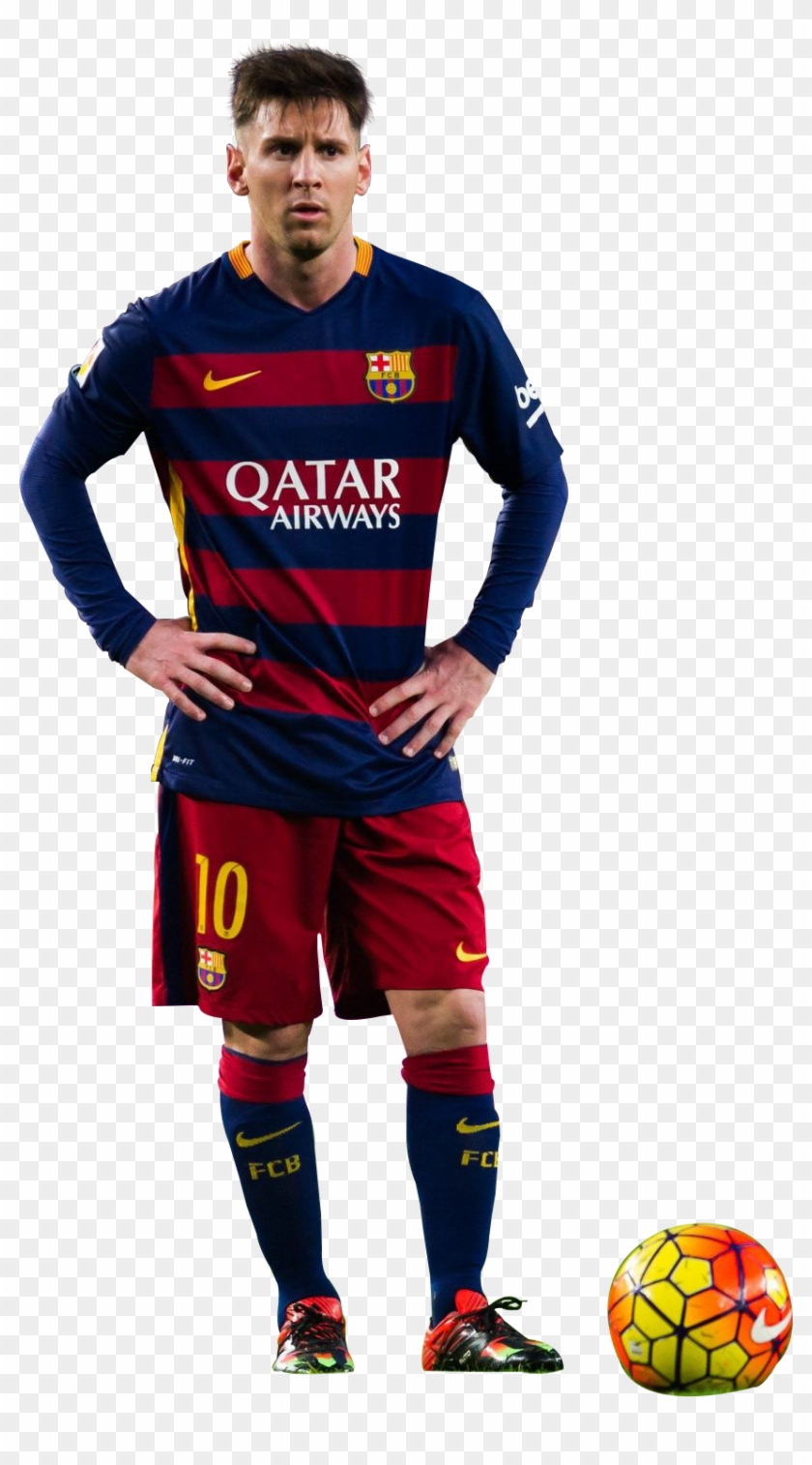 Lionel Messi Render - Lionel Messi Cut Out, HD Png Download - 851x1494 ...