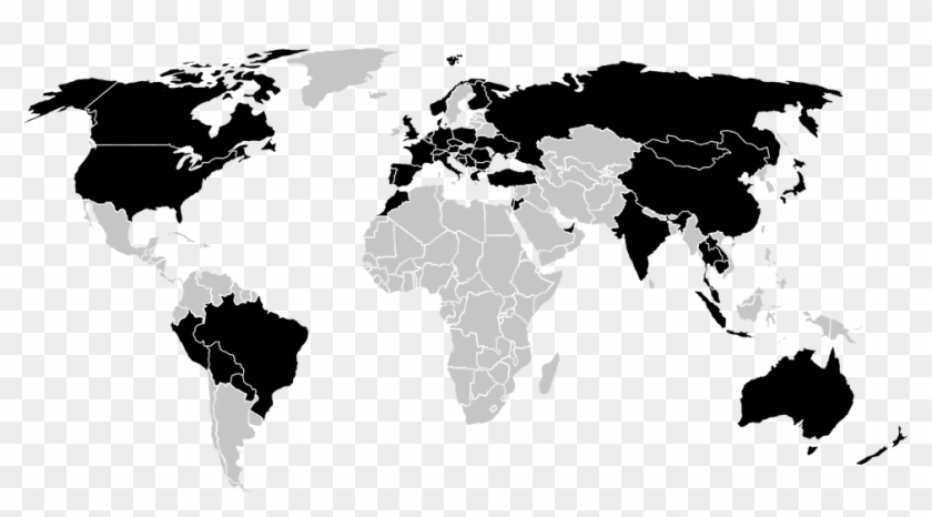 World Map Office Trips - Countries Have Mandatory Military Service, HD ...