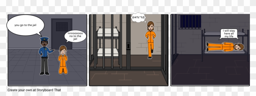 Jail - Cartoon, HD Png Download - 1164x385(#5110235) - PngFind