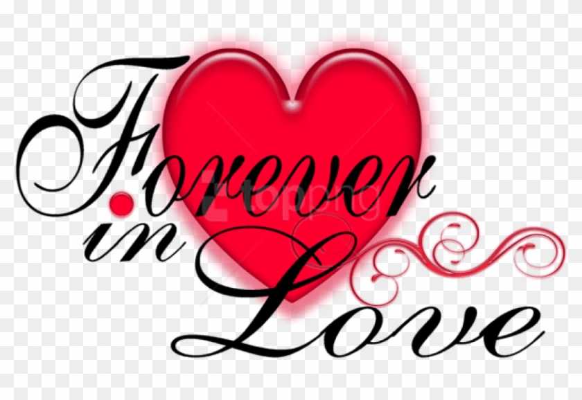 Free Png Download Valentine Love Forever With Glowing - Love Forever ...