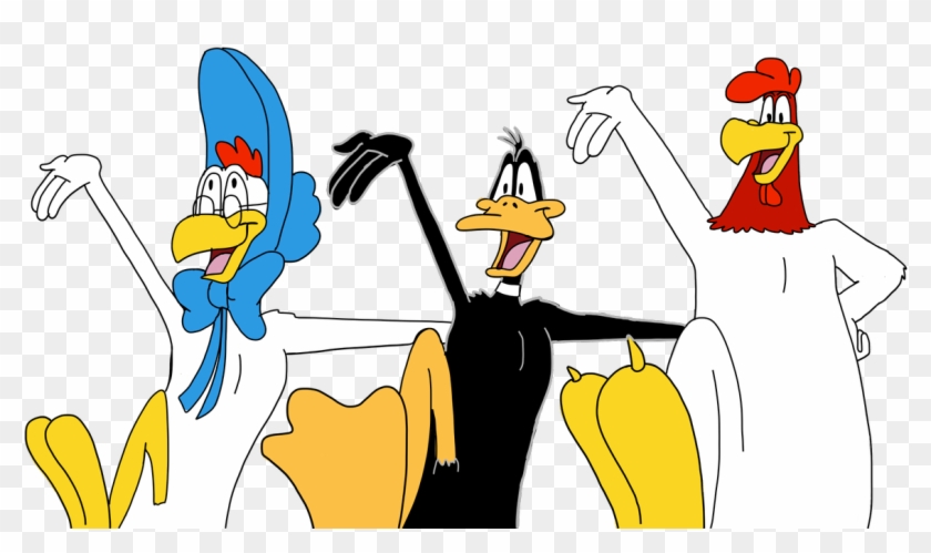 Greg Bruhl Foghorn Leghorn, Daffy Duck, And Miss Prissy& - Cartoon, HD ...