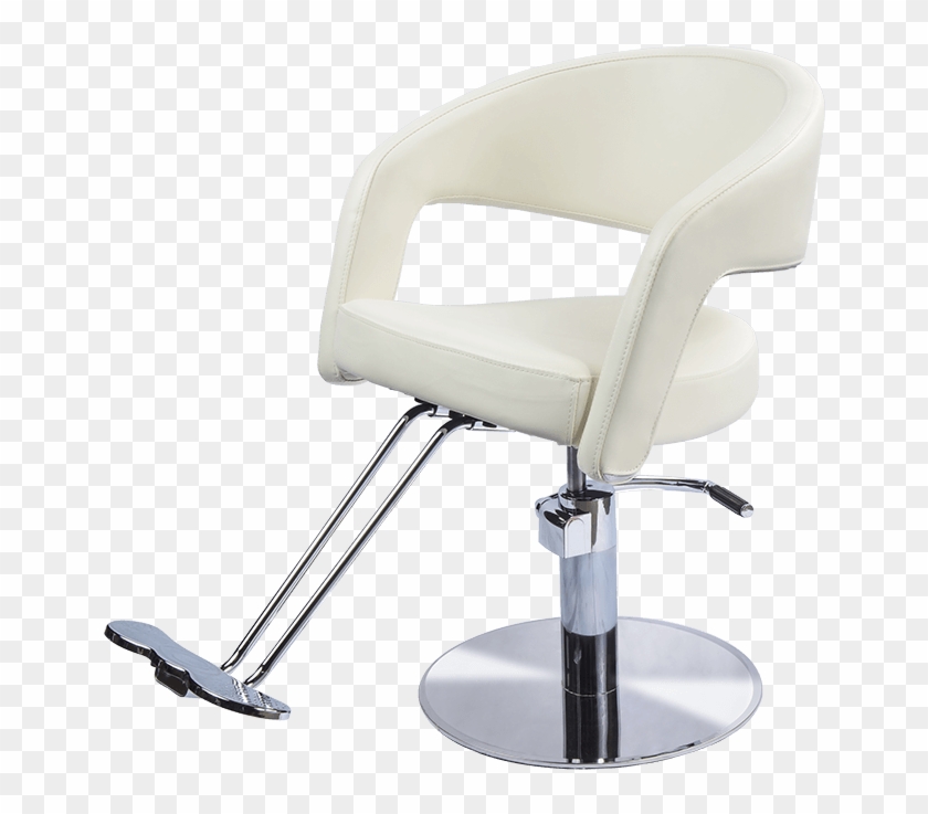 Austin Styling Chair In Ivory White - Salon Chair Transparent ...