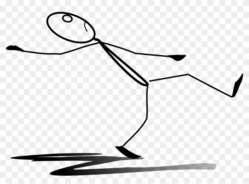 Slipping Falling Down Man Png Image - Stick Figure Falling Backwards ...