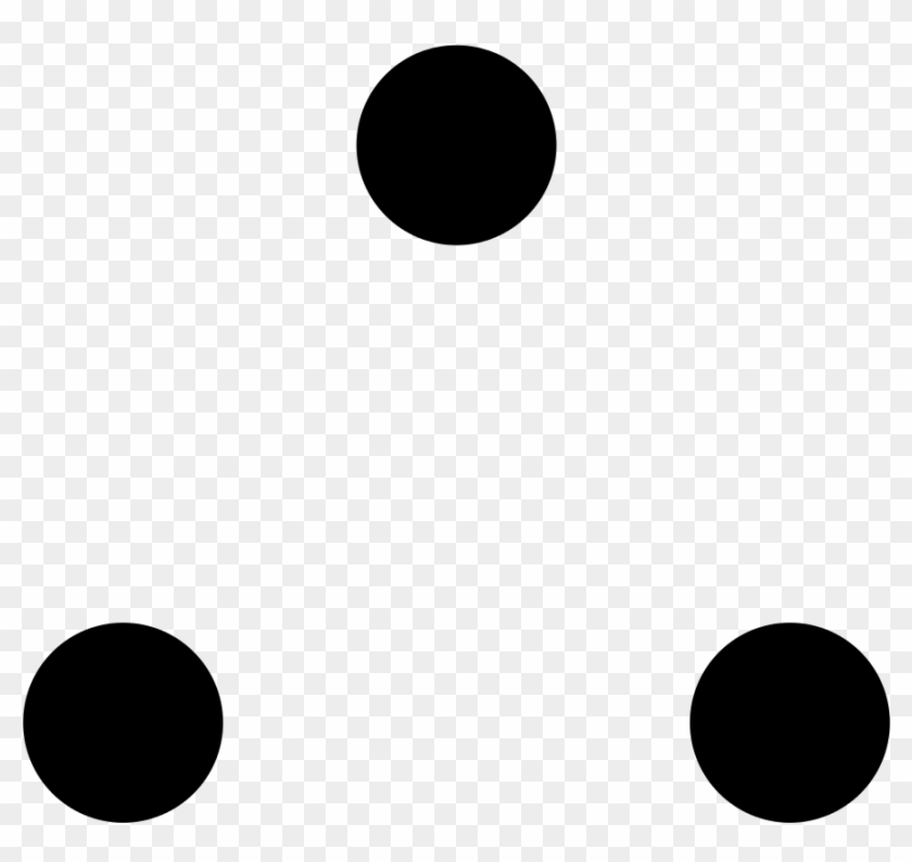 File Threedots Svg Three Dots Triangle HD Png Download