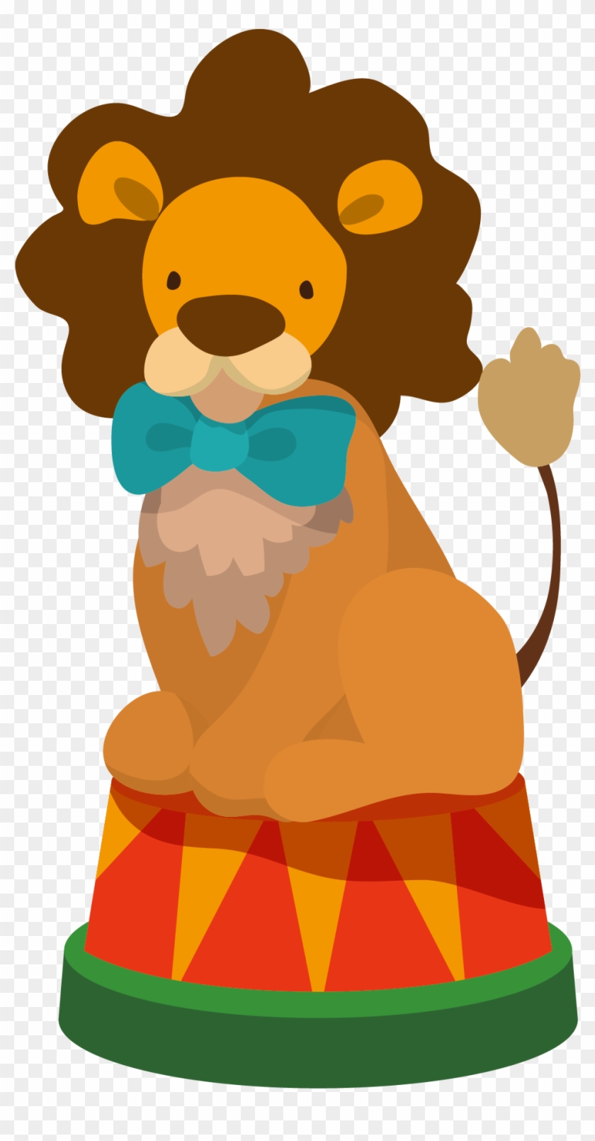Circus Lions Clipart
