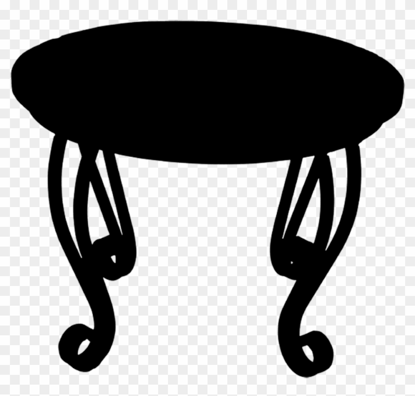 Table Silhouette - - Table, HD Png Download - 957x870(#5189876) - PngFind