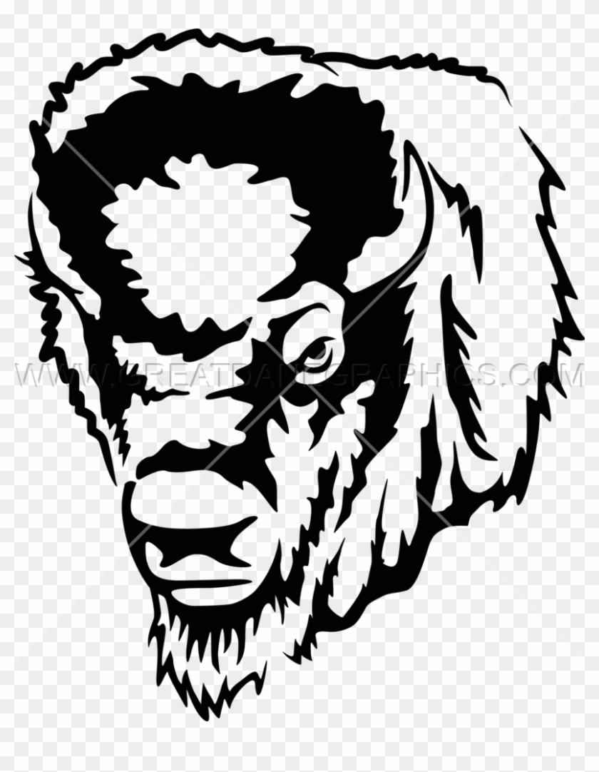 Buffalo Head Clipart