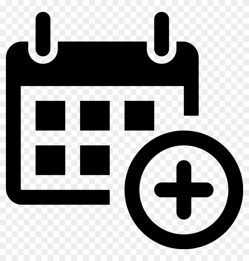 Simpleicons Business Calendar With Plus Sign - Png Icon For Event ...