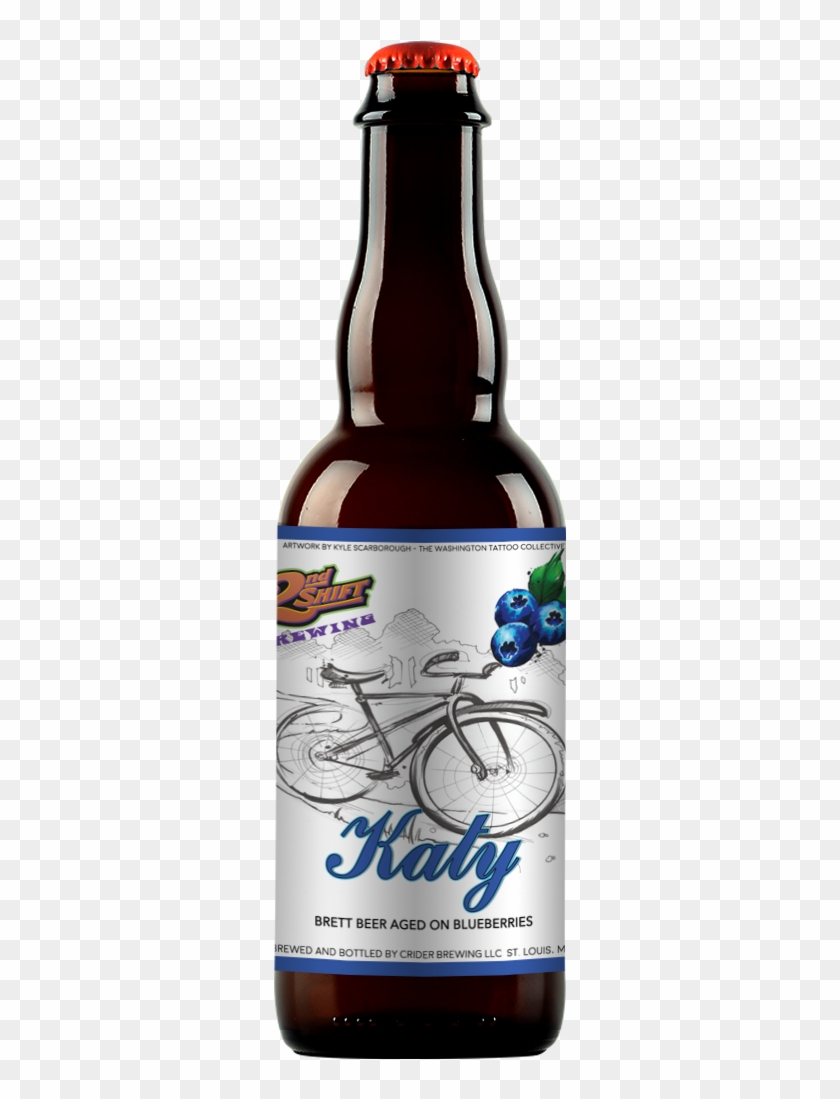 Katy Blueberry - 2nd Shift Brewing, HD Png Download - 400x1458(#525464 ...