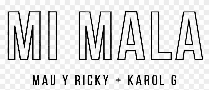 Mi Mala - Line Art, HD Png Download - 964x372(#5204417) - PngFind