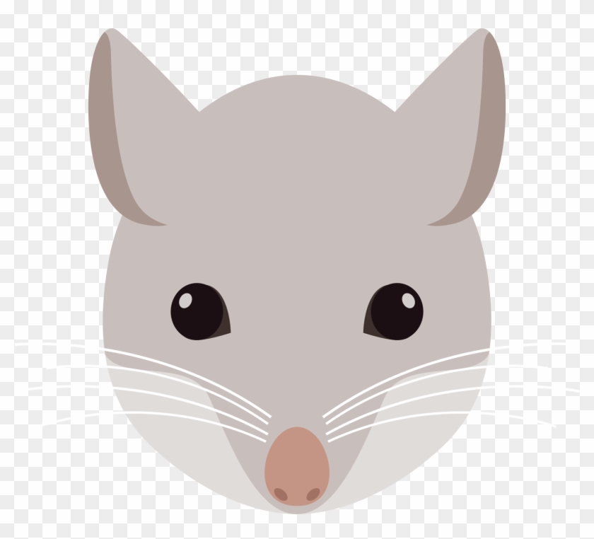 Rodent Clipart Mouse Head - Head Of Rat Clip Art, HD Png Download ...