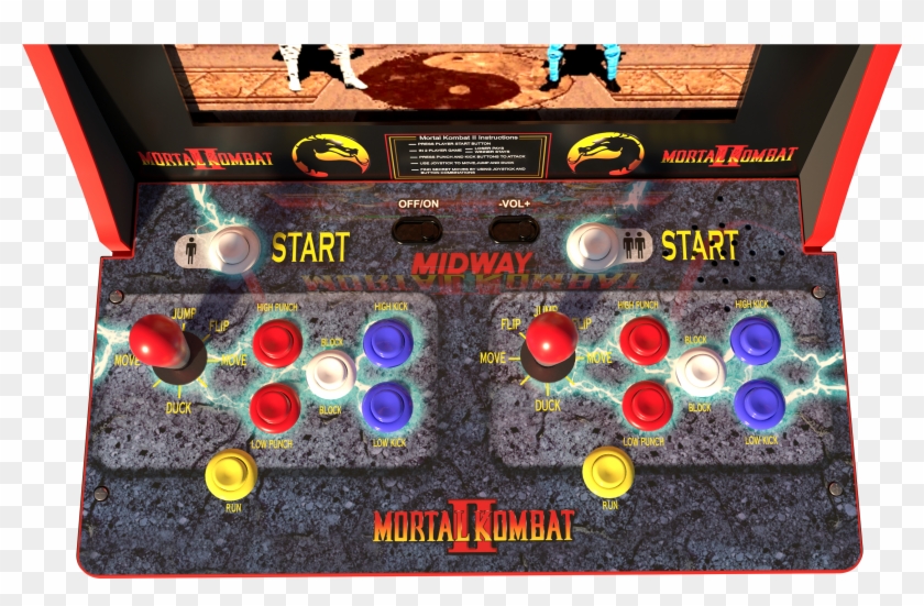 Mortal Kombat 2 Arcade Machine, Arcade1up, 4ft - Mortal Kombat Ii (1993 ...
