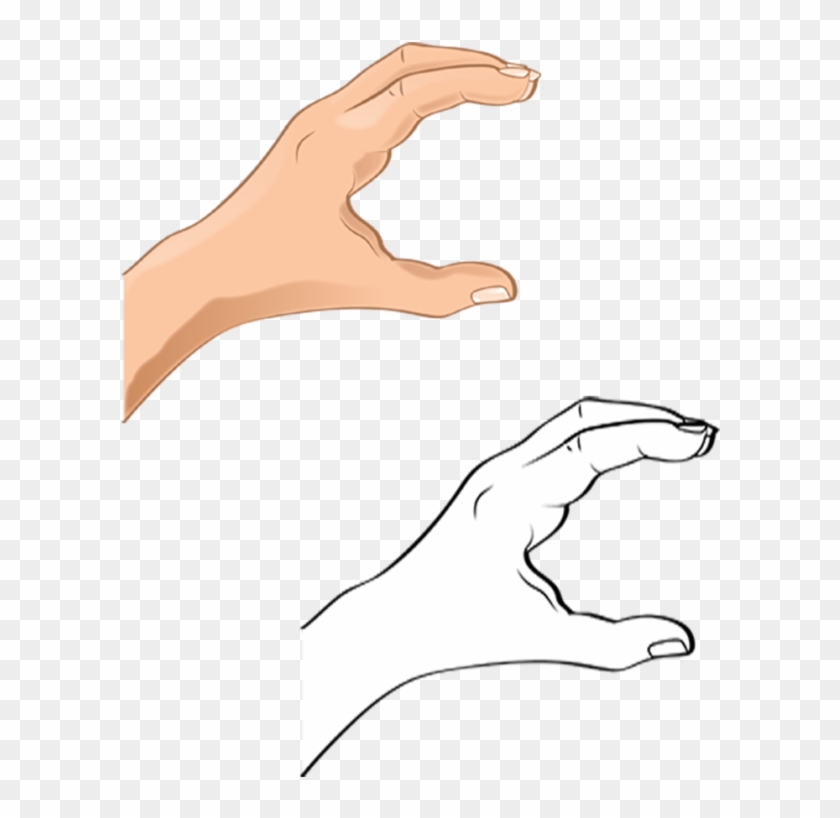 768 X 839 4 0 0 - C Hand Sign Png, Transparent Png - 768x839(#5247862 ...