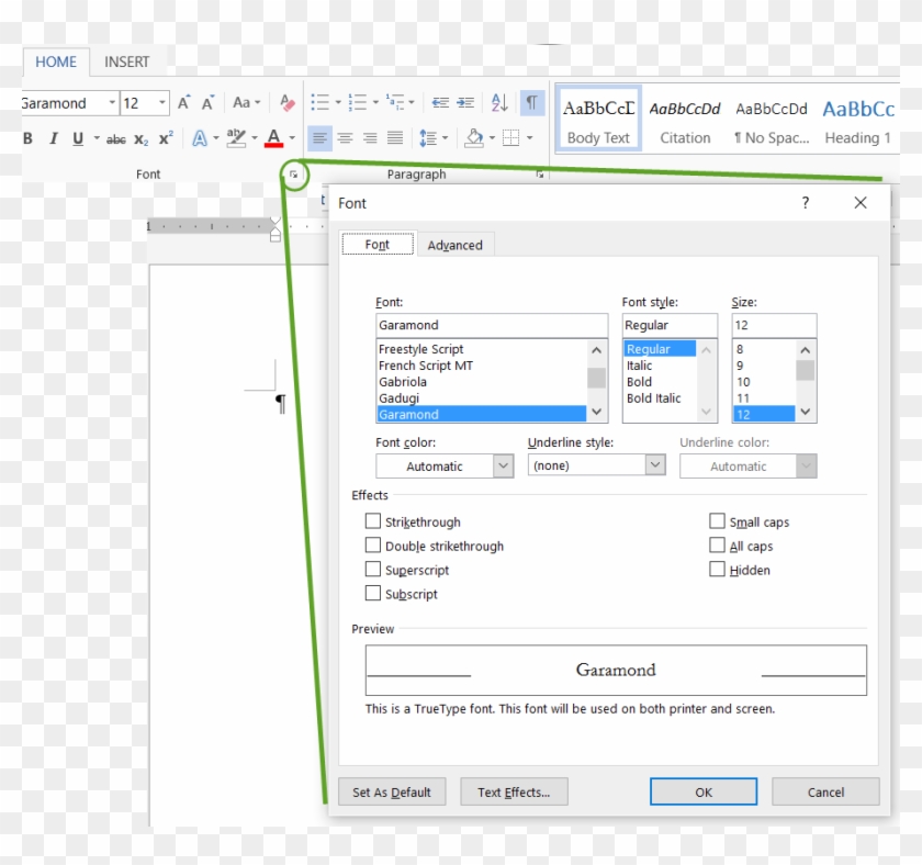 Draw And Write The Option Available In Font Group Of, HD Png Download ...