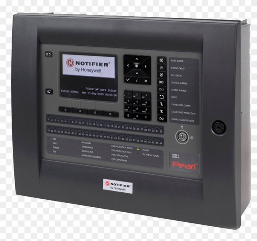 Notifier Pearl Fire Alarm System Panel - Electronics, HD Png Download ...