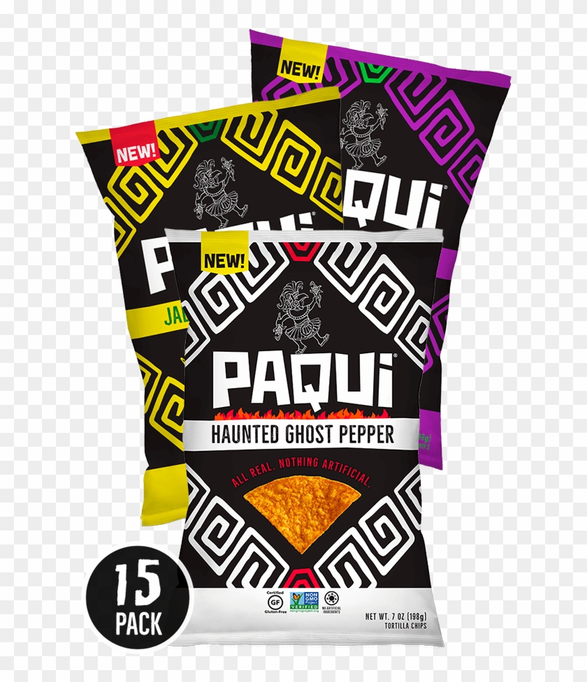Hot & Spicy Variety 15-pack - Paqui Chips, HD Png Download - 626x897 ...