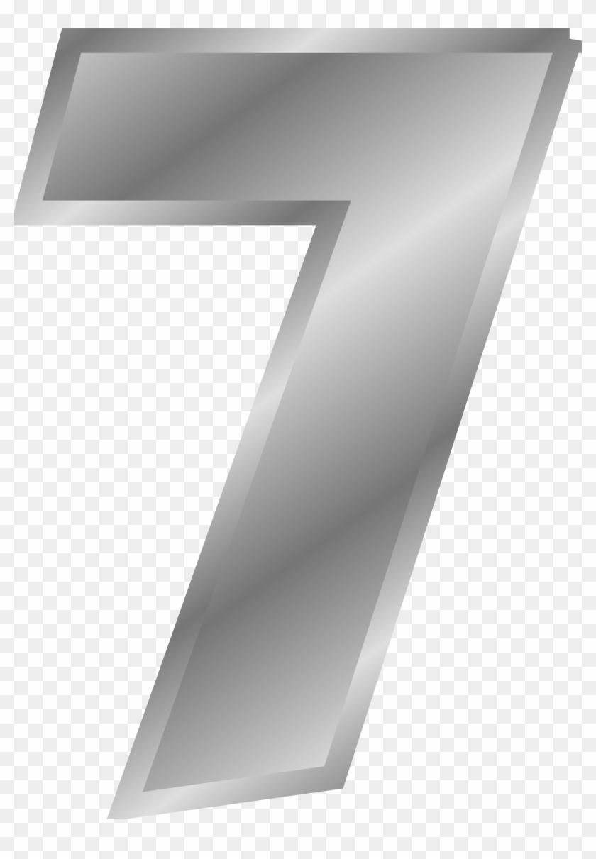 Number 7 Png - Silver Number 7 Png, Transparent Png - 1721x2400 ...