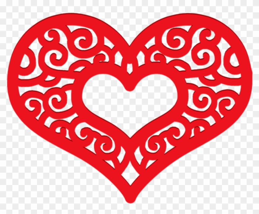 Free Png Decorative Red Heart Png - Heart, Transparent Png - 850x666 ...