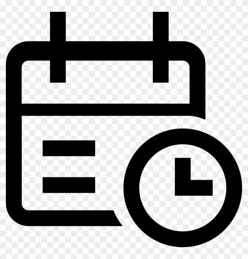 Png File Svg - Calendar And Time Icon, Transparent Png - 980x976 ...