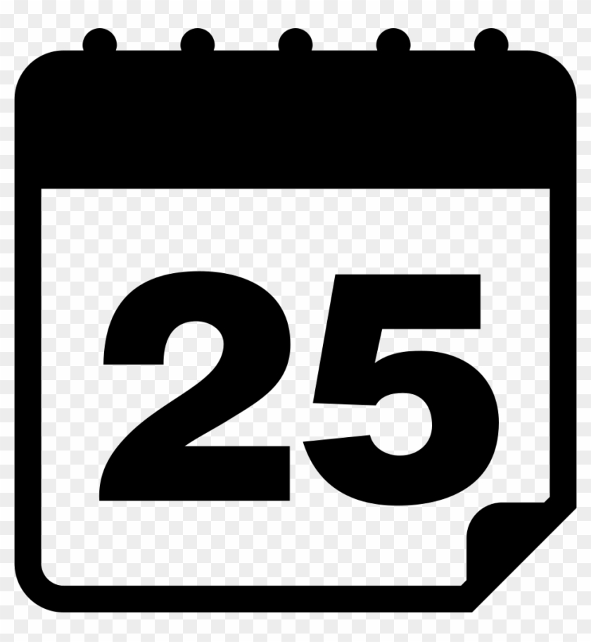 Png File Svg - Calendar 25 Icon Png, Transparent Png - 944x980(#537414 ...