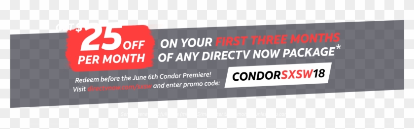Directvnow Offer $25 Off Any Package For 3 Months At - Poster, HD Png ...