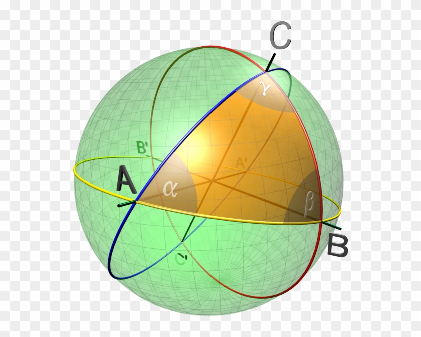 Spherical Triangle 3d - Spherical Geometry Png, Transparent Png ...