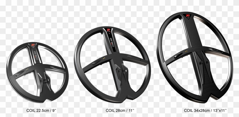 3 Xp Deus Coils 2 - Xp Deus 11 Coil, HD Png Download - 3508x1645 ...